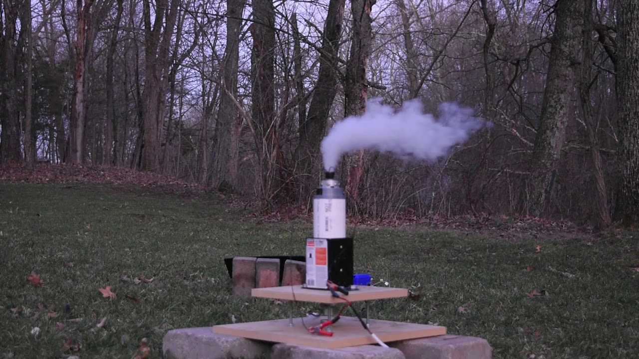 KNSB Solid Rocket Motor Test #4 - YouTube