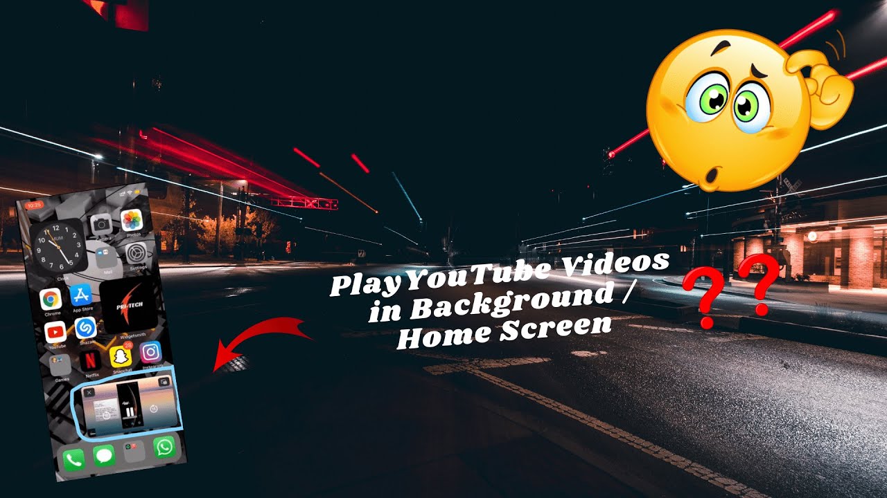 Now Play YouTube Videos In Background/Home Screen On iOS Devices ...