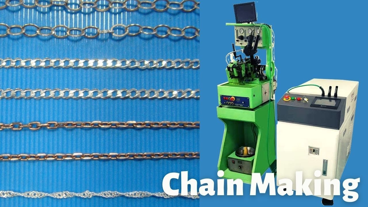 Gold Silver Chain making machine | Jewellery chain laser welding ...