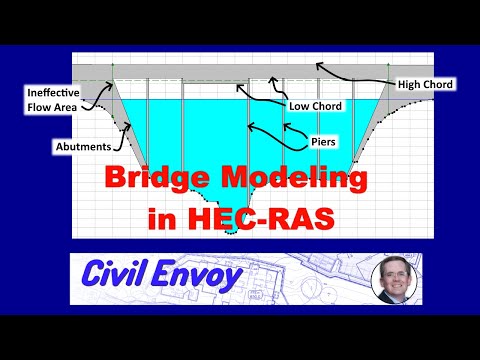 HEC-RAS Bridge Modeling Tutorial - Create a bridge in HEC-RAS