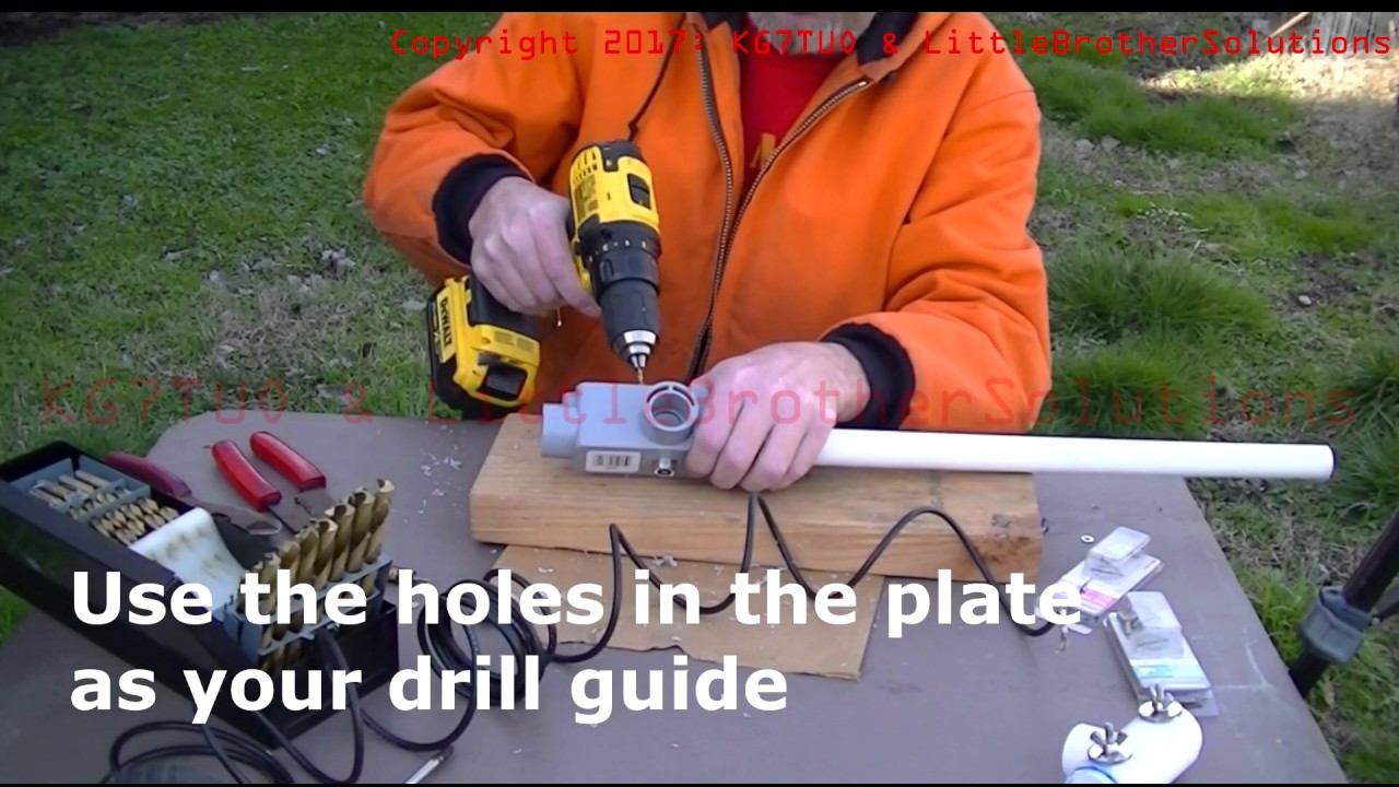 Dual Band 2m / 70cm vertical dipole BUILD #2 Part 2 of 4 - YouTube