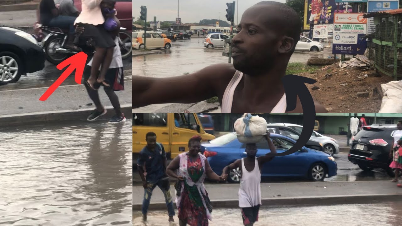 HERO: A Real Ghanaian Hero Found At Dansoman Saving Life From Flood ...