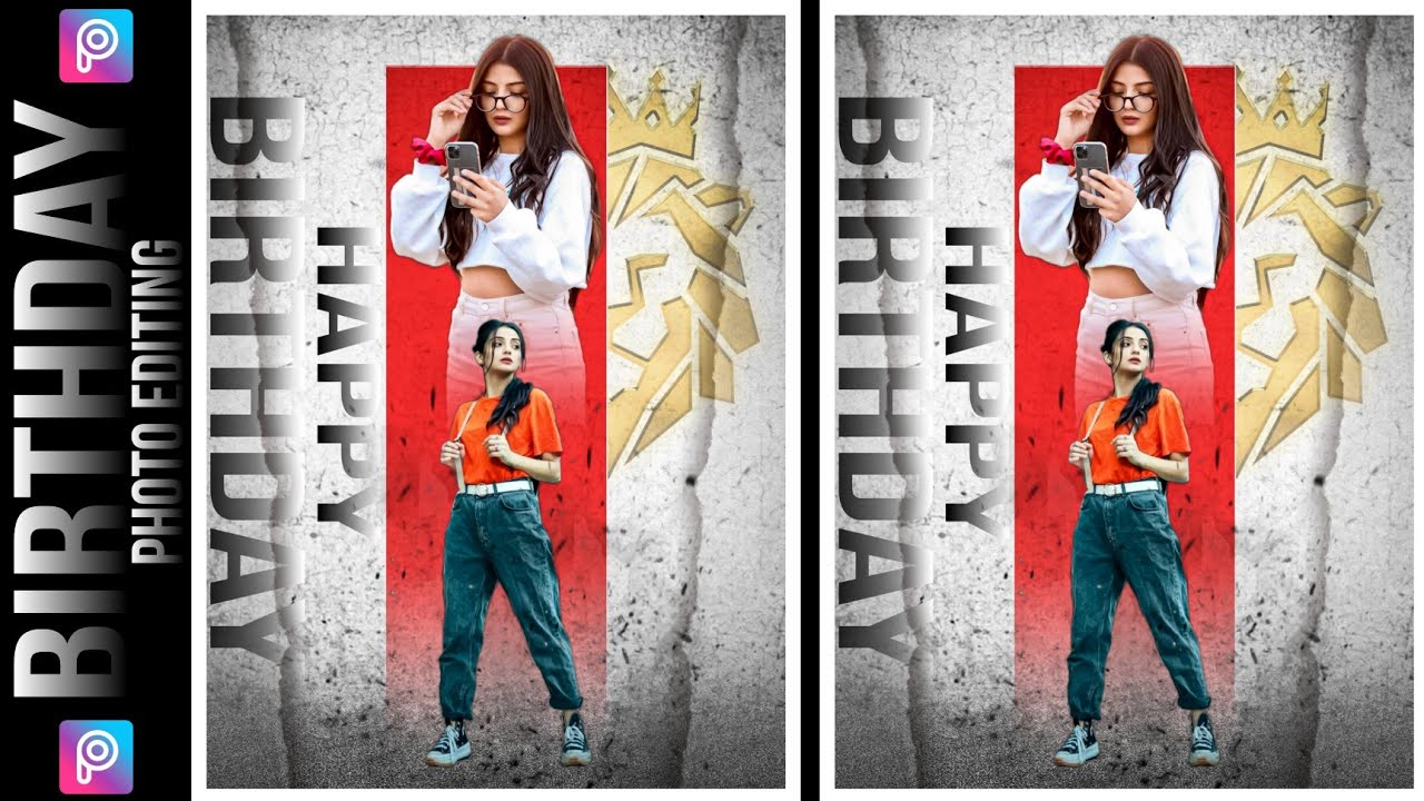Super Happy Birthday Photo Editing Idea💡|| New Picsart Birthday Photo ...