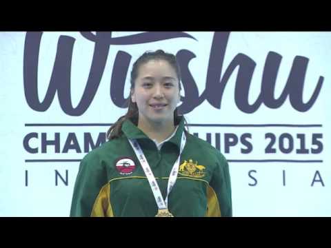 Elizabeth Lim Winning Australia's First Wushu Gold Medal - YouTube