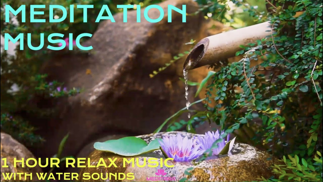 Waterfall with Meditation Zen Music and Watersounds - YouTube
