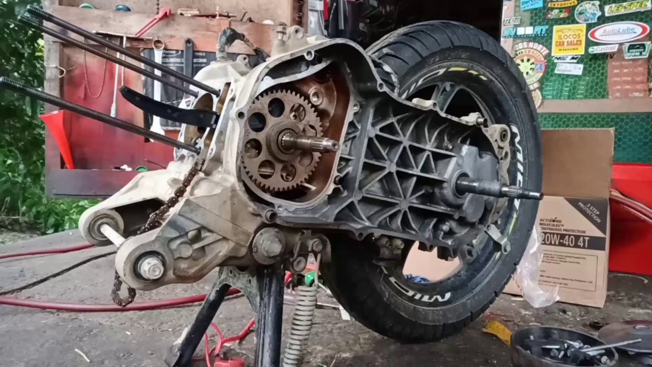 mio i 125 59mm block mtrt injector rs8 camshaft - YouTube