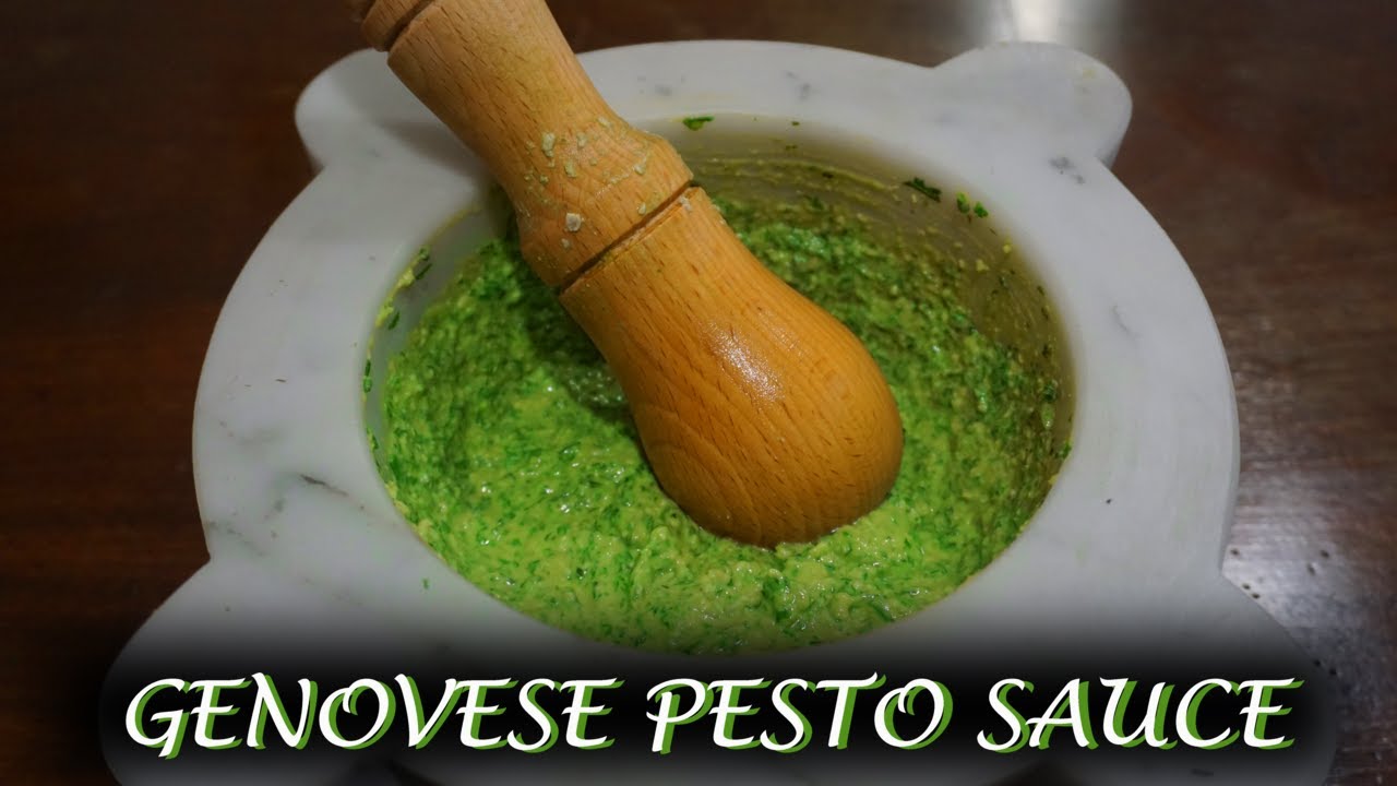 Genovese Pesto Sauce -Recipe - YouTube