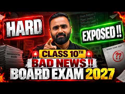 BAD NEWS !! | CLASS 10TH BOARD EXAM 2027 HARD EXPOSED !! 😱| Pradeep Giri Sir