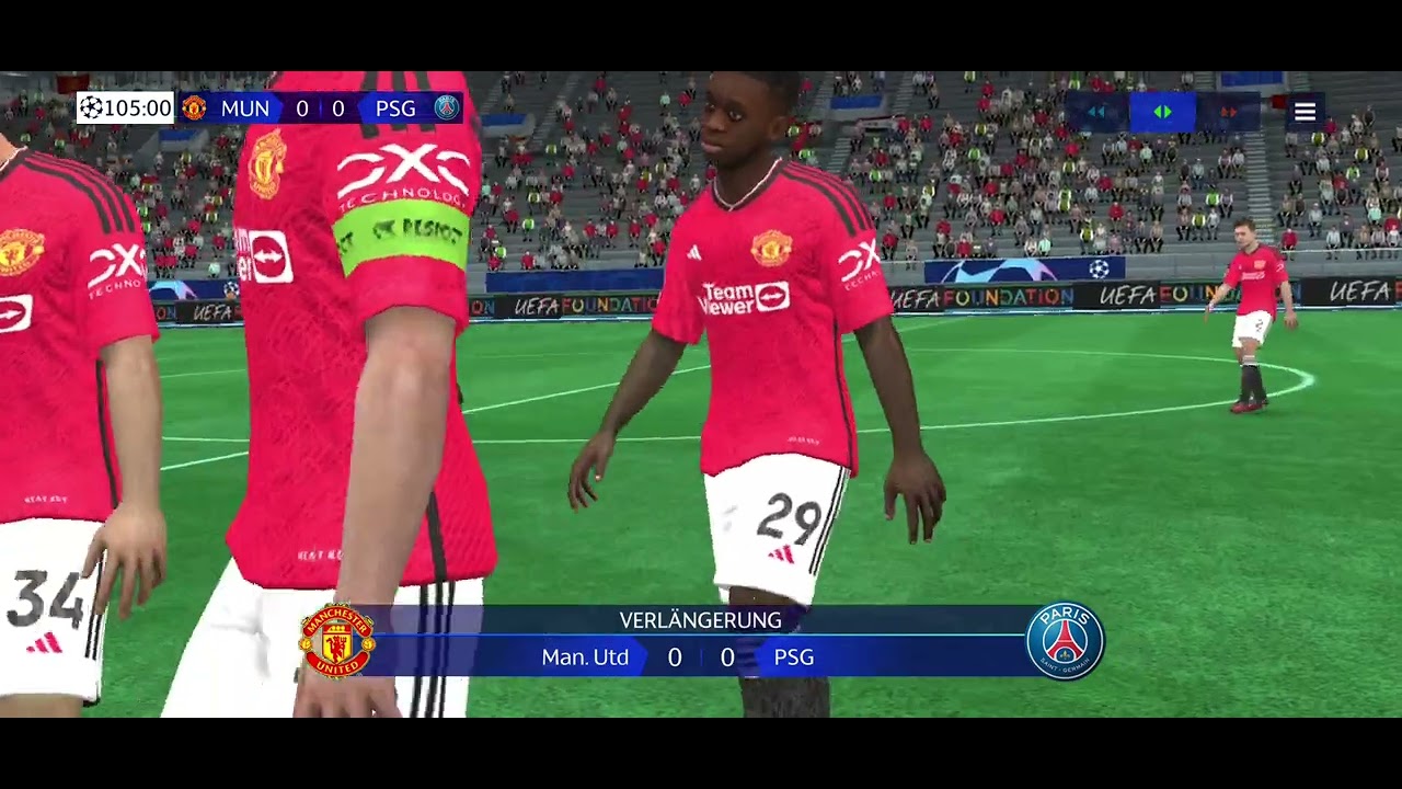 FC mobile 2024 mun vs psg. Finale Champions League. - YouTube