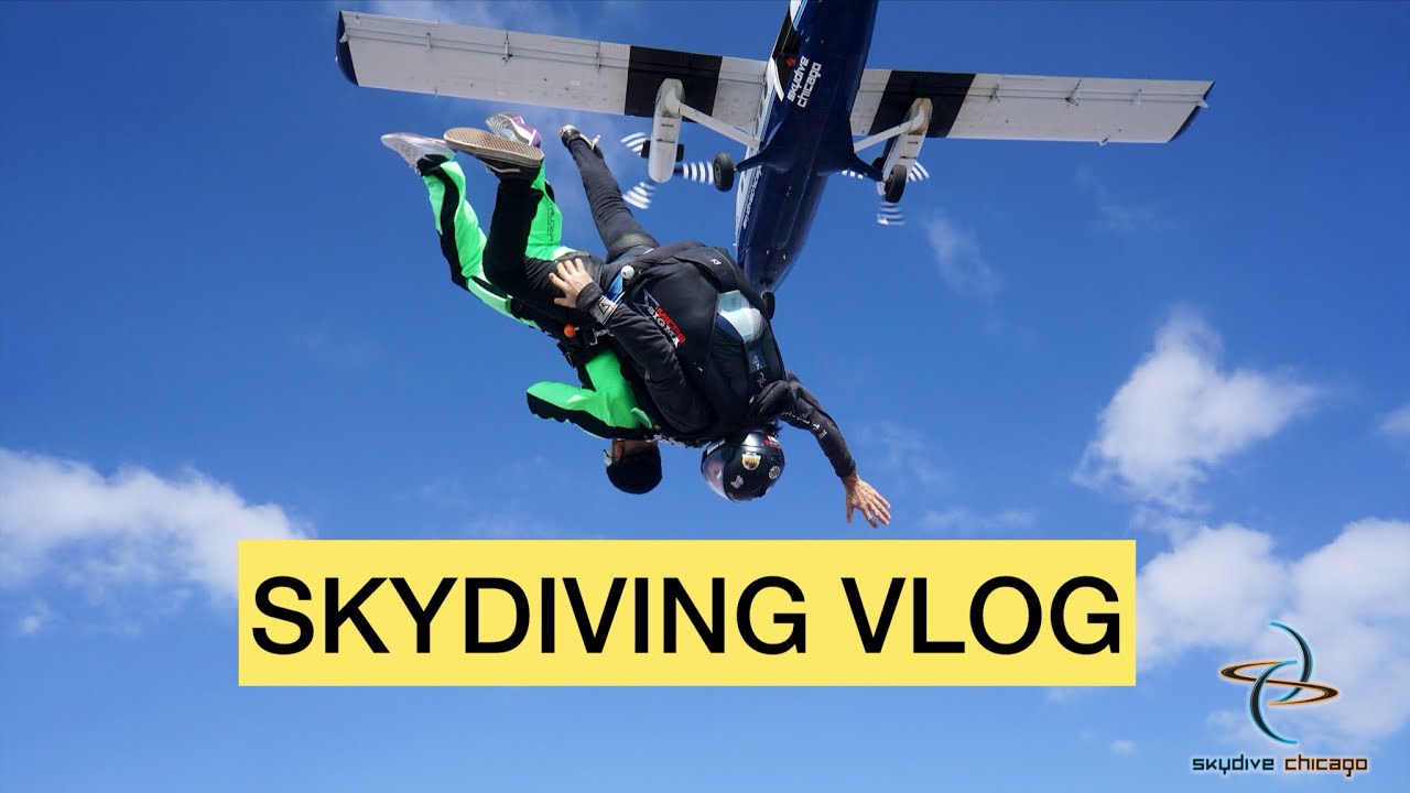 Skydiving Vlog. Falling Illini. Skydive Chicago #chicago #skydiving #uiuc #usa #illinois - YouTube