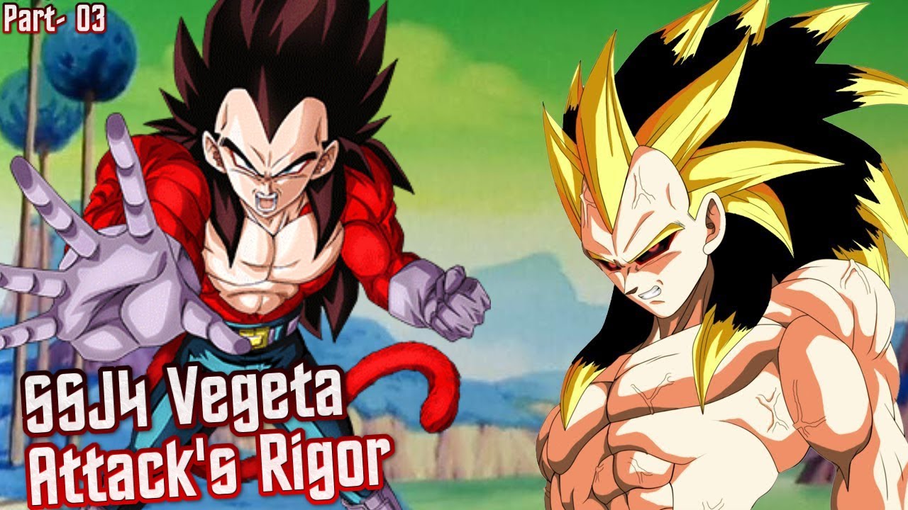 Ssj4 Full powered Vegeta Attacks Rigor, Rigor legendary Super saiyan ...