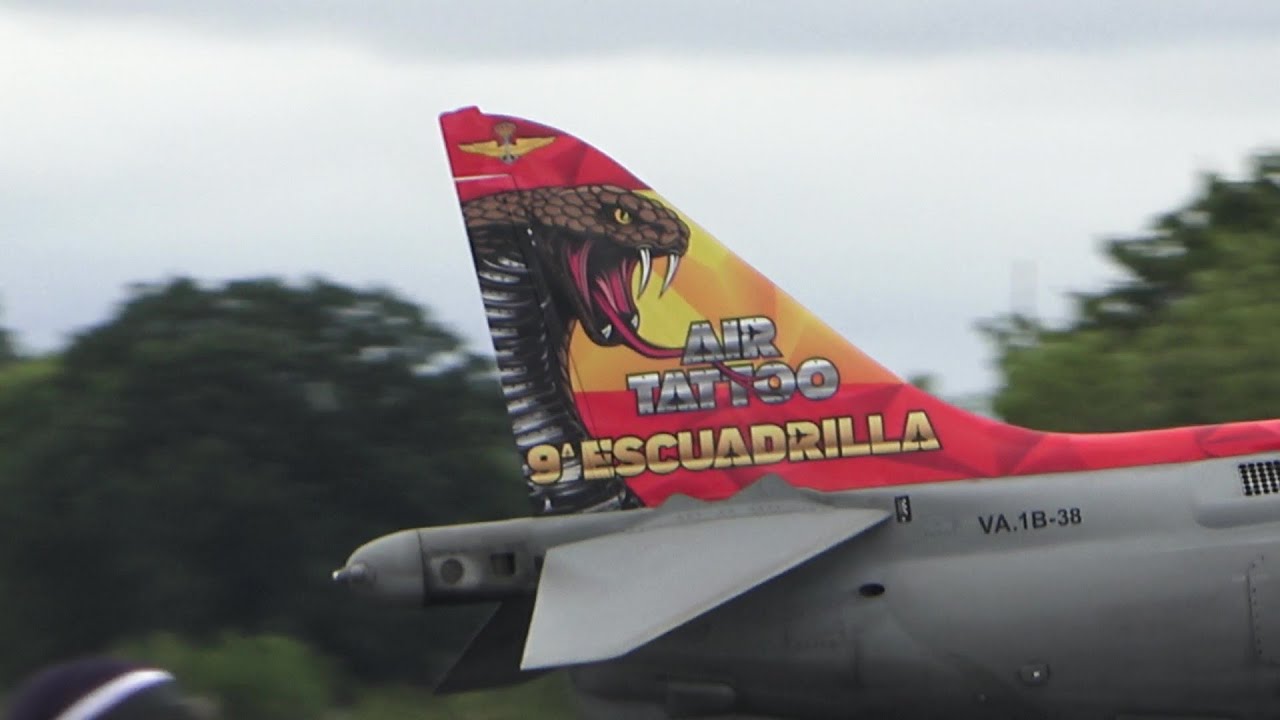 Spanish Navy EAV- 8B Harrier II Display RIAT 2024 #harrier #riat2024 ...