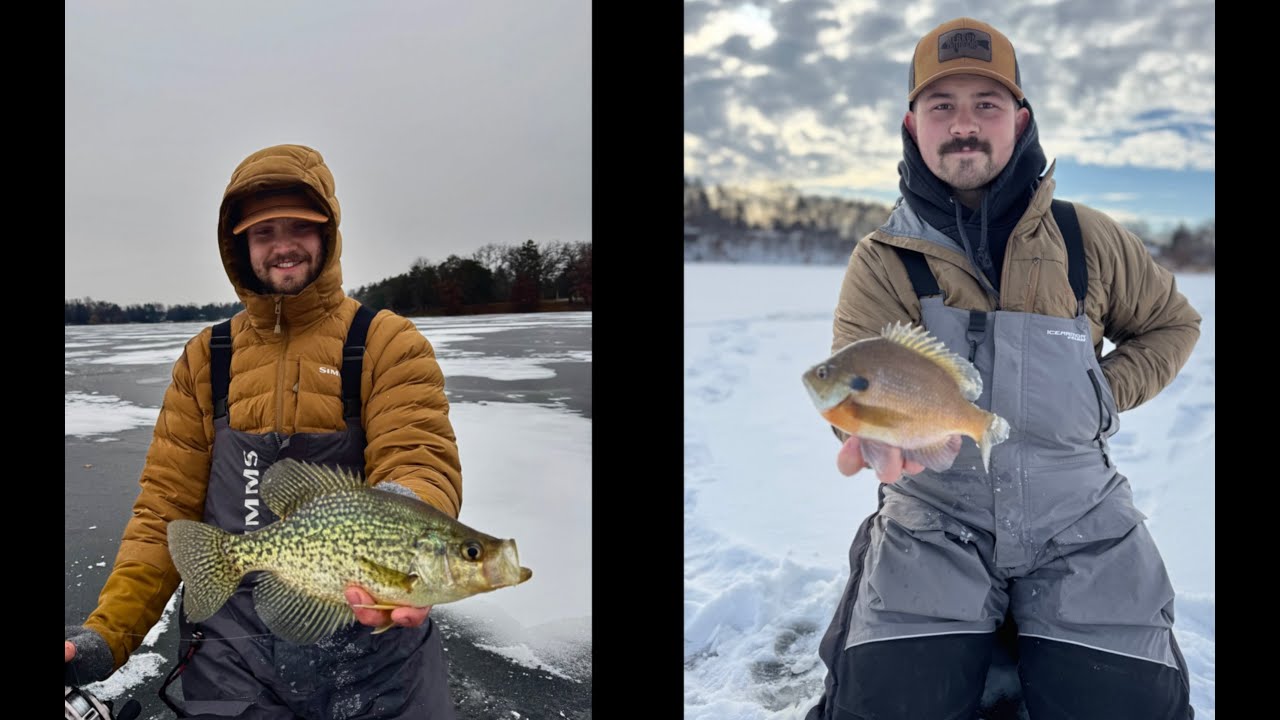 Ice Fishing For Minnesota Panfish - YouTube