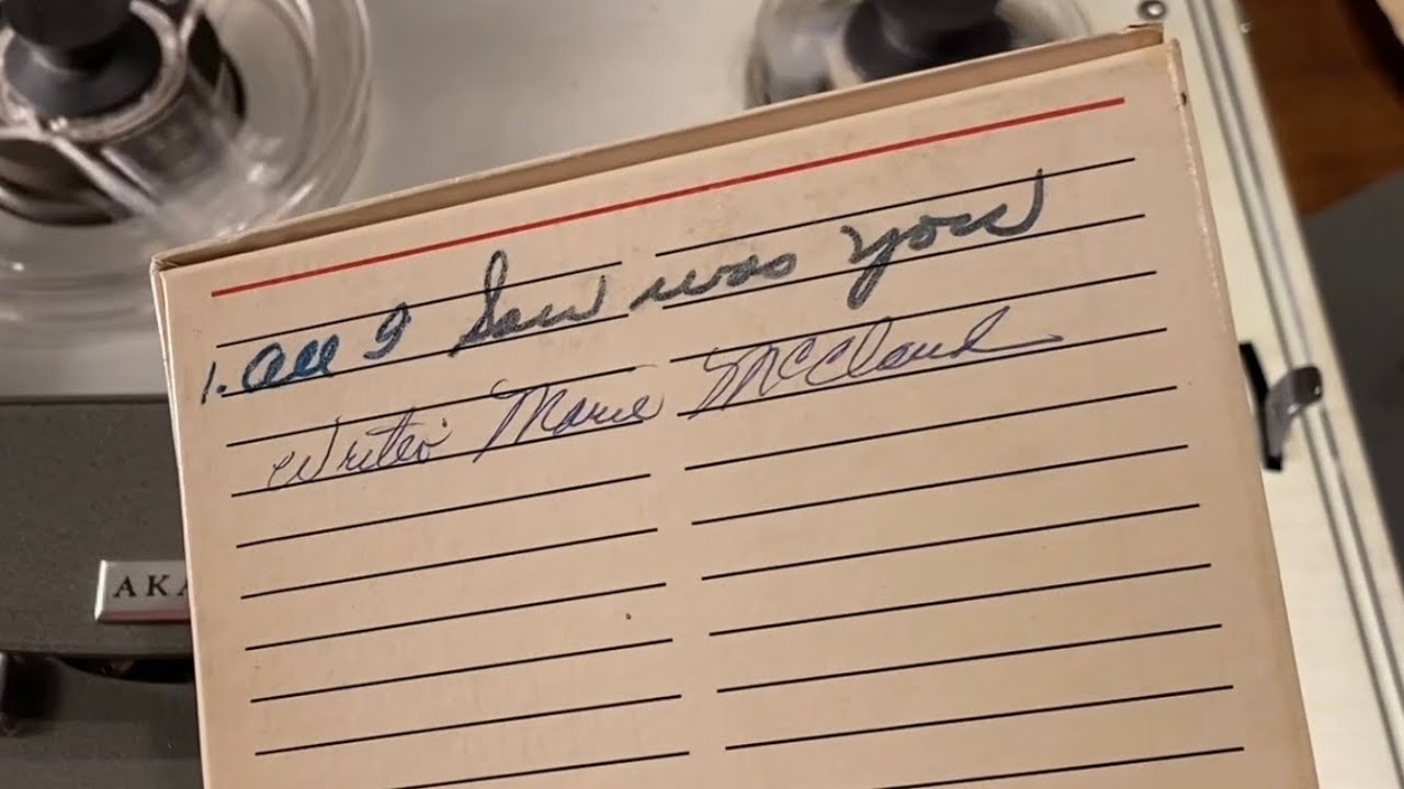 All I Saw Was You - Studio Demo - Marie MacCleod Nashville circa 1970 ...