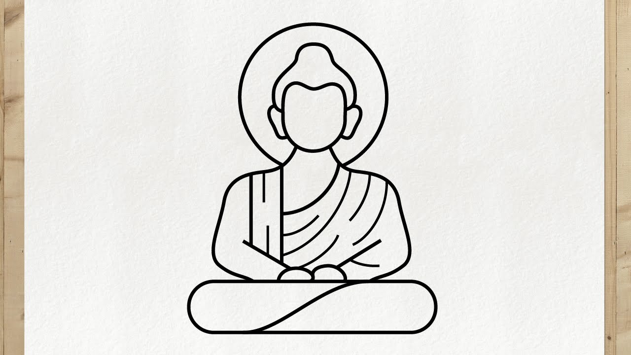 Come disegnare il Buddha - YouTube