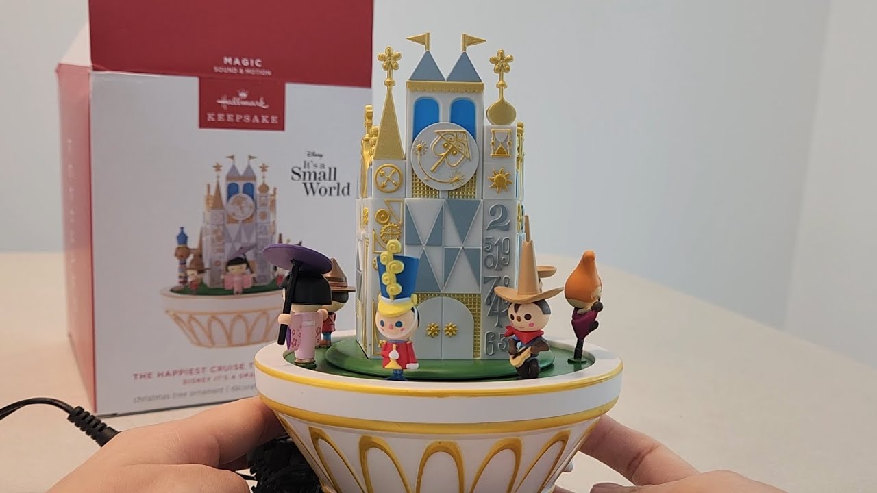 Hallmark Keepsake Ornament 2024, Disney It's a Small World The Happiest ...