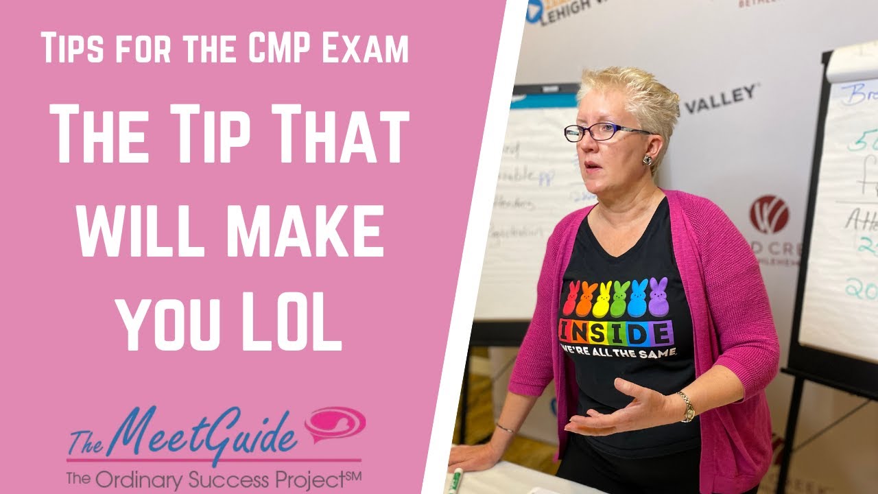 Tips for the CMP Exam - The Tip That Will Make You LOL - YouTube