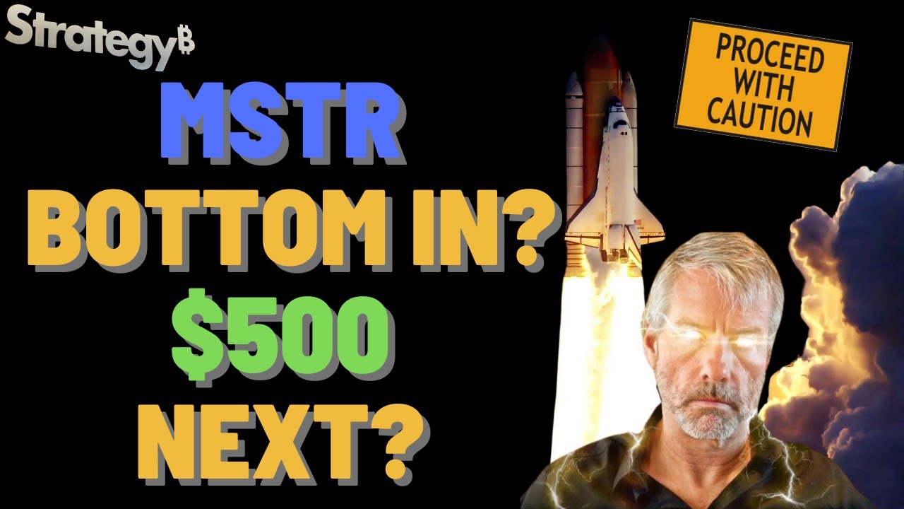 MSTR Bottom In?! MicroStratergy 5 minute Analysis + Price Prediction ...