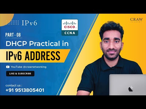 8. DHCPv6 Configuration | IPv6 DHCP Practical | IPv6 Address in Hindi | CCNA 200-301 | Part - 8 ...