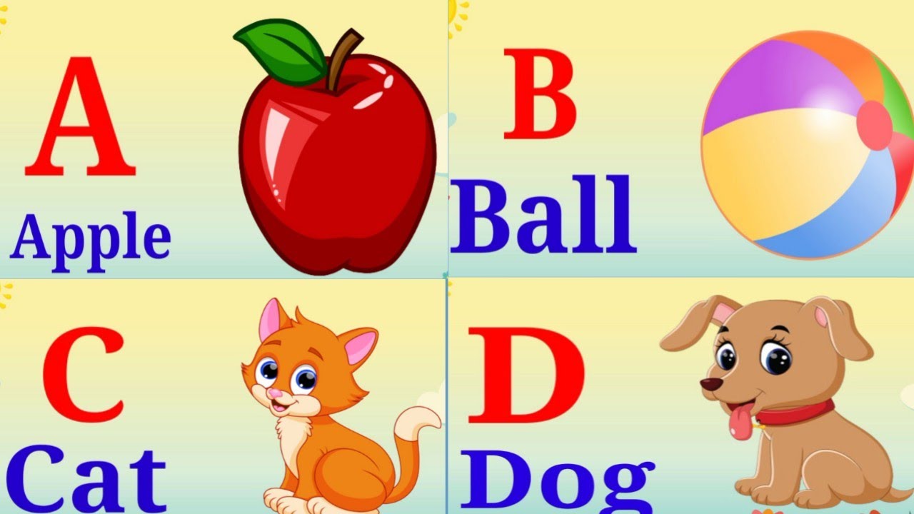 ABCD Alphabet | Basic English Learning | English Varnamal I - YouTube