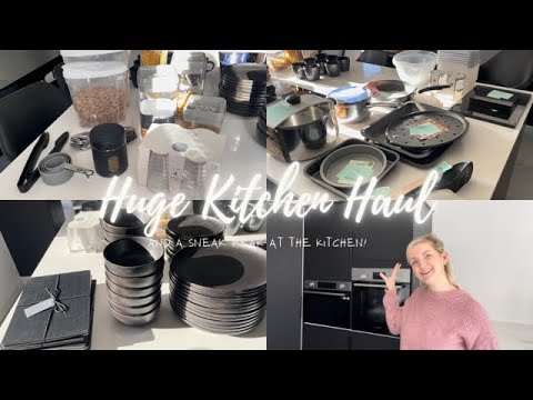 HUGE KITCHEN HAUL: Dunelm, H&M Home, ASDA George & B&M! - YouTube