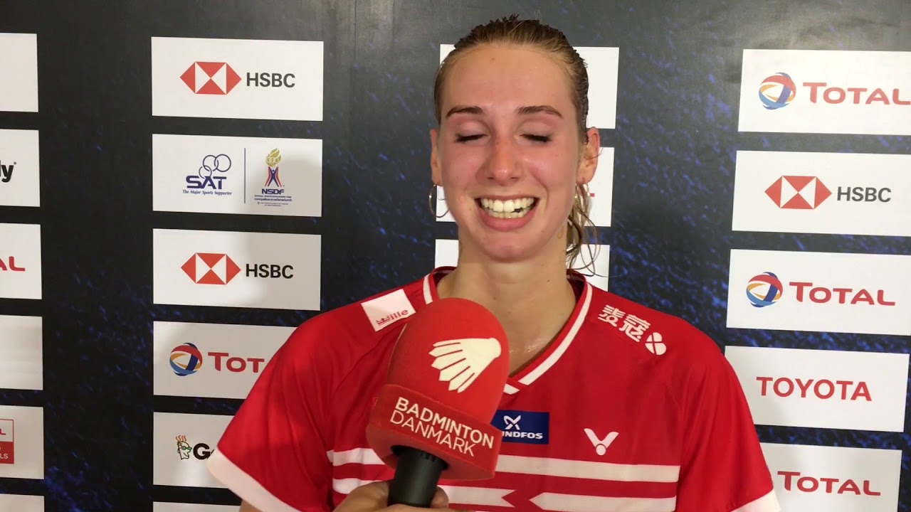 Natalia Koch Rohde efter sin første Uber Cup-sejr - YouTube