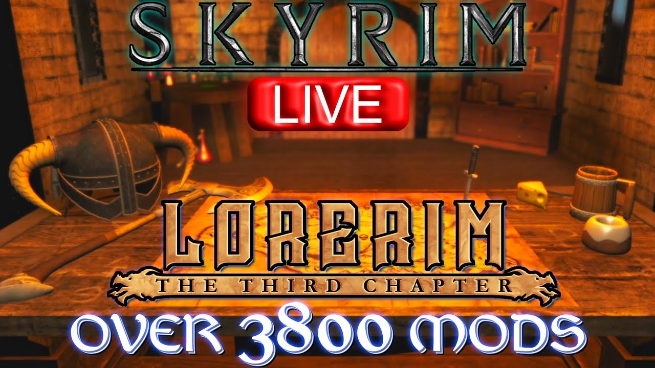 LoreRim Live! Skyrim Mega Mod Pack Over 3800 Mods! - YouTube