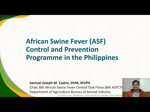 African Swine Fever (ASF) Control and Prevention Programme in the Philippines