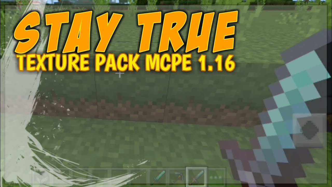 TEXTURE STAY TRUE MCPE 1.16 // COCOK BUAT SURVIVAL - YouTube