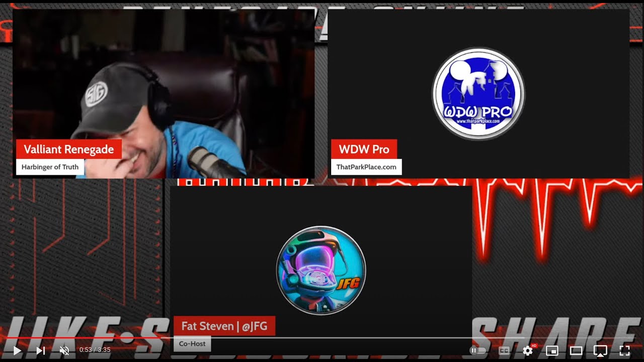 @WDW_Pro Hits "End Broadcast" and KILLS the LiveShow... - YouTube