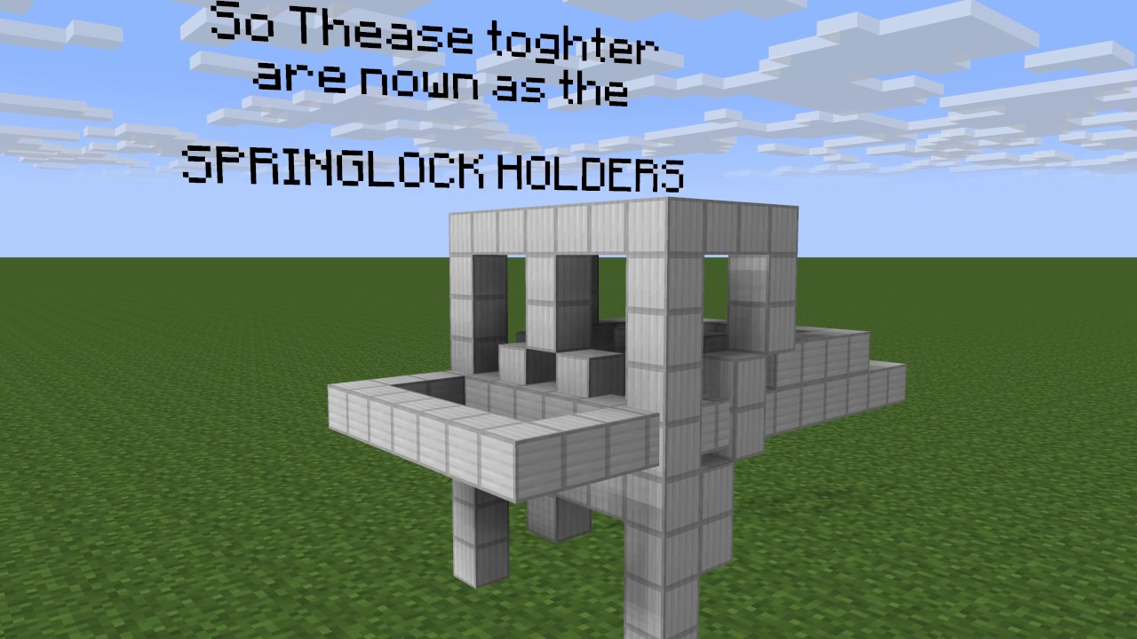 How Springlocks work | (Minecraft Animation) - YouTube