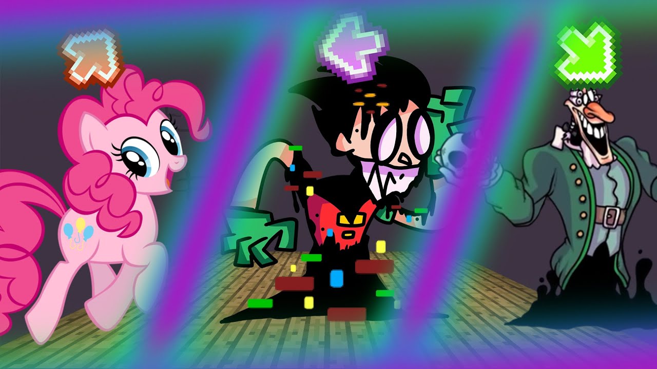FNF Character Test DR LIVESEY PINKIE PIE PIBBY | NOOB VS PRO VS HACKER ...