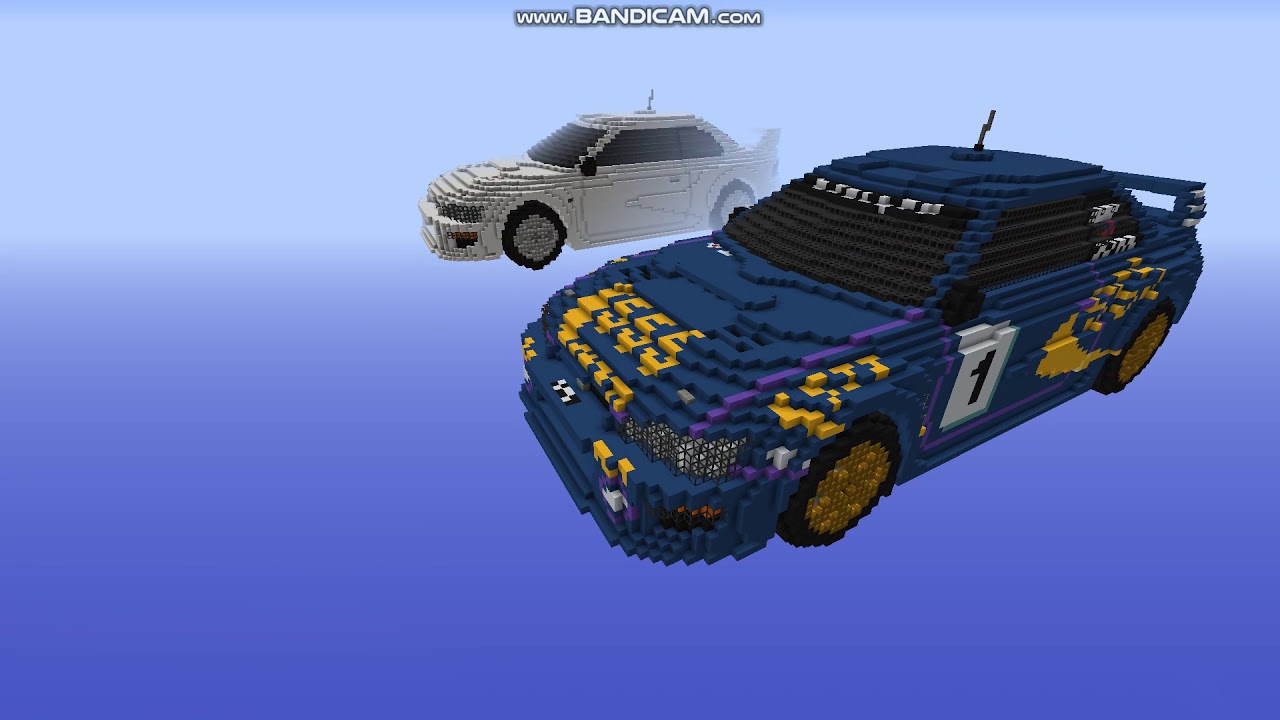 Minecraft SUBARU IMPREZA WRX STI WRC rally 1997 - YouTube