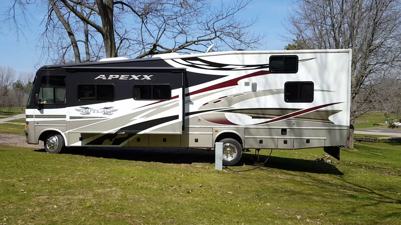 20160414 RV Damon 3611 Scorpion Edition toyhauler - YouTube