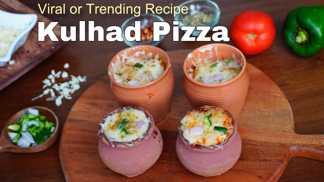 Trending Kulhad Pizza Recipe in 5 minutes | Cheesiest Pizza | Kulhad ...