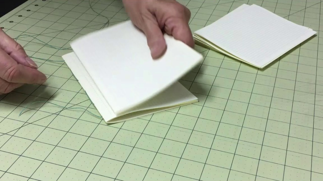 Sewing A Textblock - Part 1 - YouTube