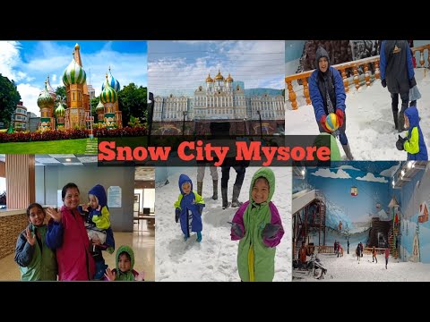 Mysore Snow City/ Indoor theme park with artificial snow - YouTube