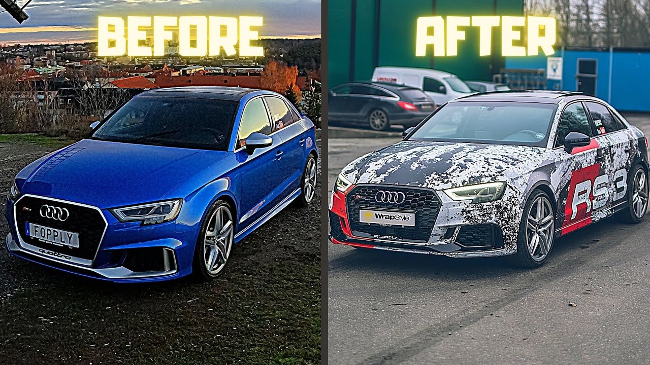 I Wrapped The Audi RS3! - YouTube