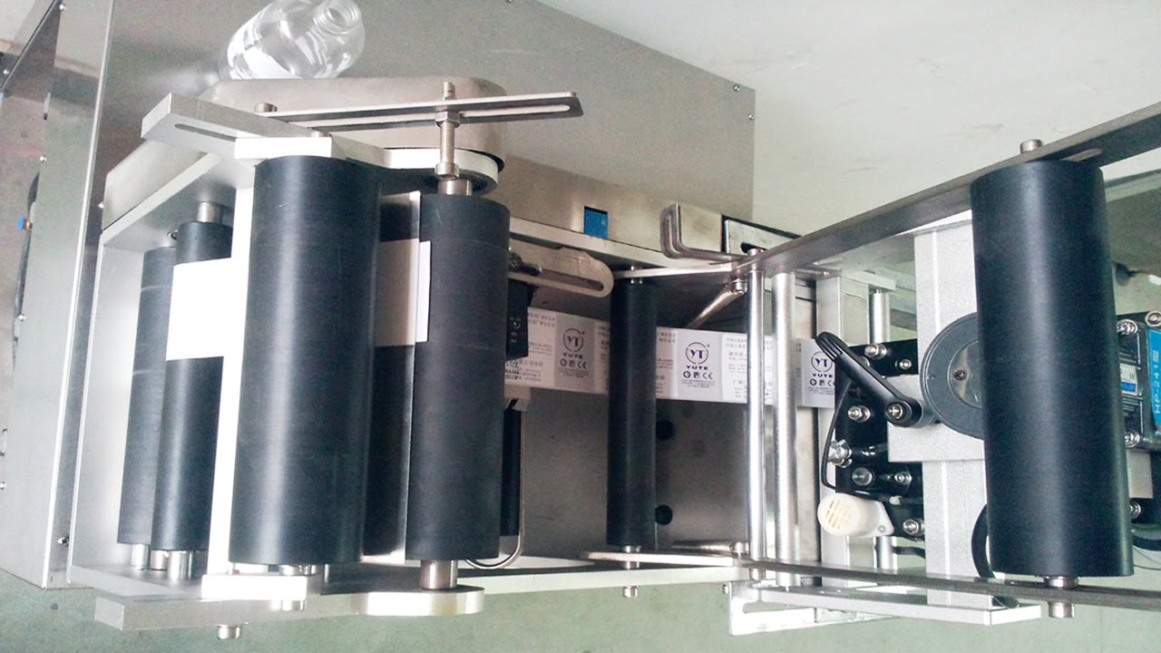 round bottle labeling machine with expiry date printer for USA customer ...