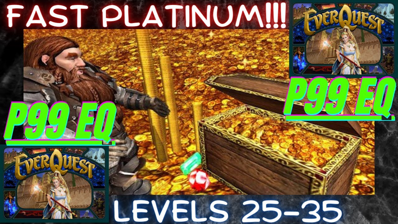 Best PLAT FARMING camp 25-35 in Kunark / EverQuest Project 1999 Shaman ...