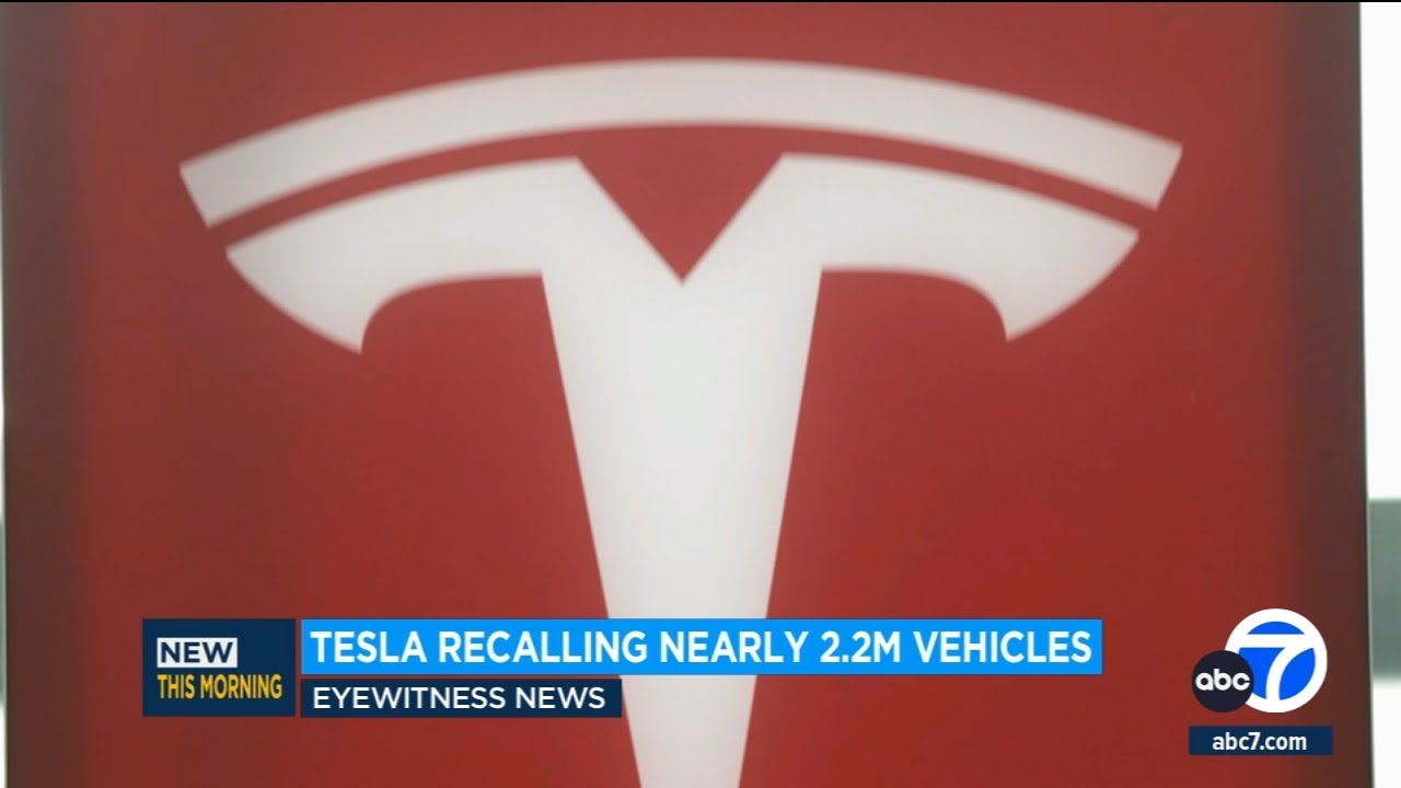 Tesla recalls nearly 2.2 million vehicles sold in the U.S. to fix ...