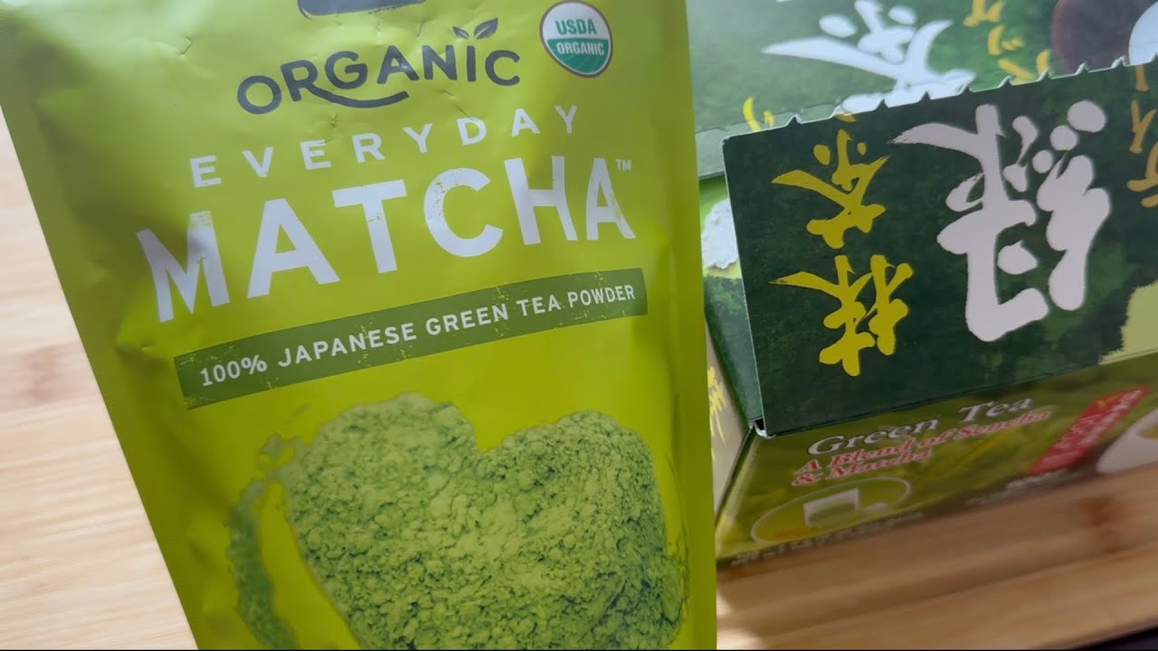 Sencha Naturals Everyday Matcha Green Tea Powder VS Kirkland Signature ...