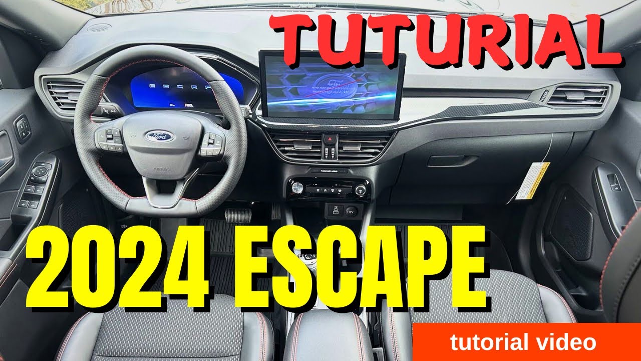 2024 Ford Escape ST-Line Tech Package – Full Controls & Features Walkthrough! - YouTube