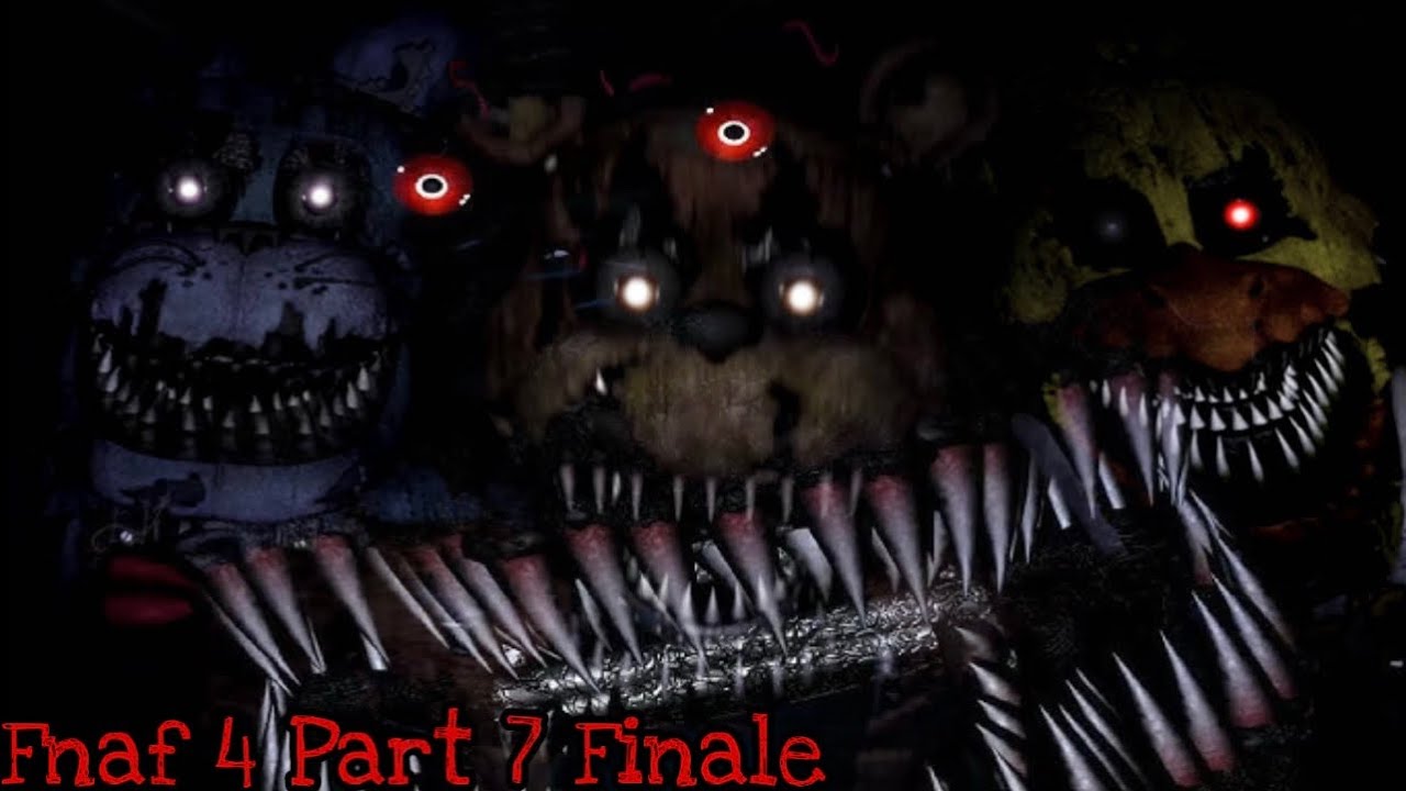 FNAF 4 PART 7 FINALE 20/20/20/20 MODE COMPLETED - YouTube