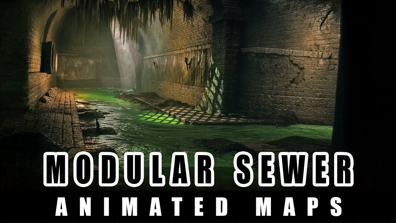 Modular Sewer | Beneos Animated DnD Pen and Paper TTRPG Battlemaps and ...