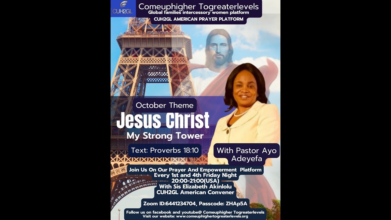 Jesus Christ My Strong Tower Friday Prayer Meeting 06102023 With Pastor ...