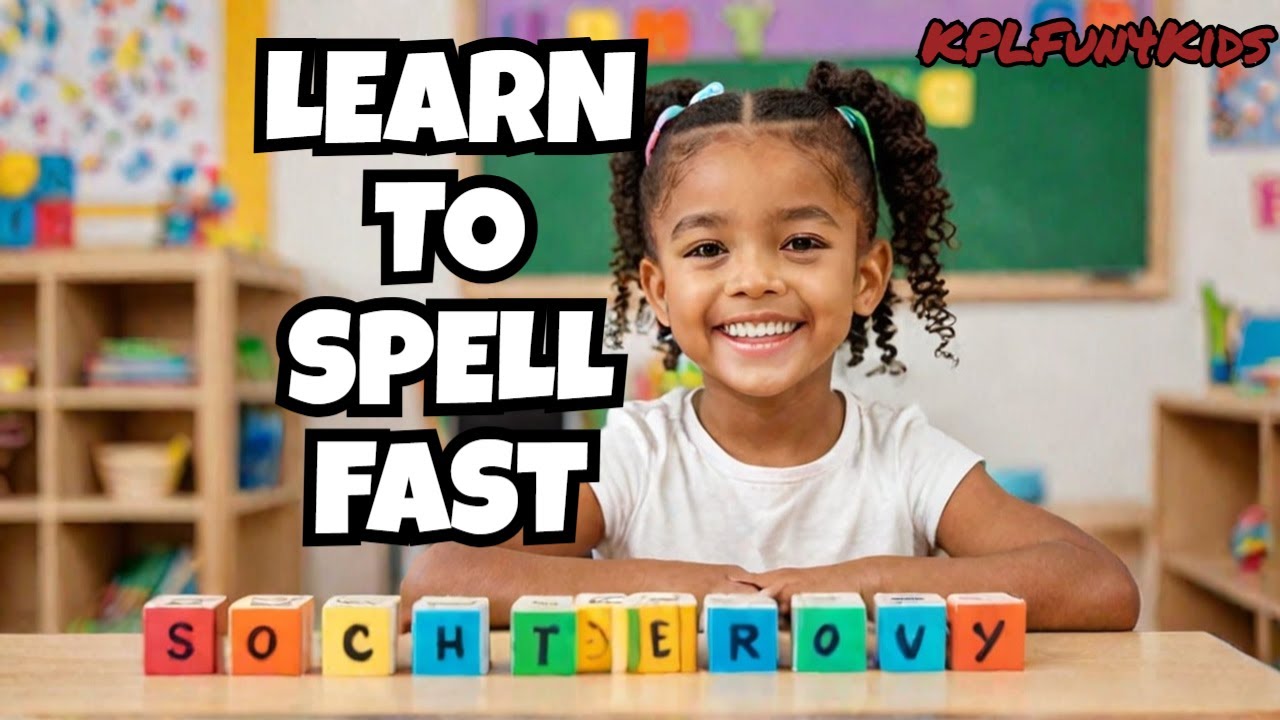 ESL for Kids Song: Fun and Easy Spelling Lessons for Kids | Learn to ...