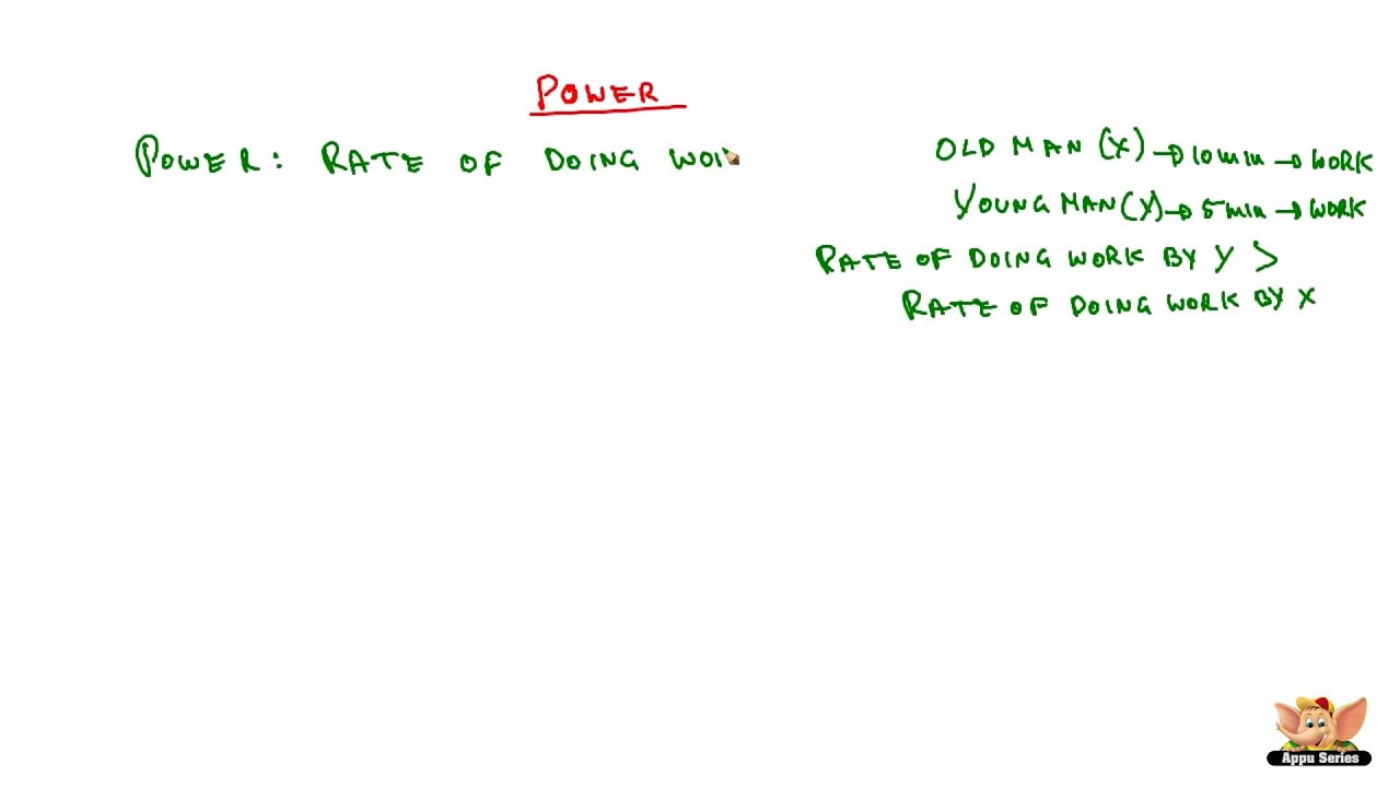 POWER - Definition and Concept - YouTube