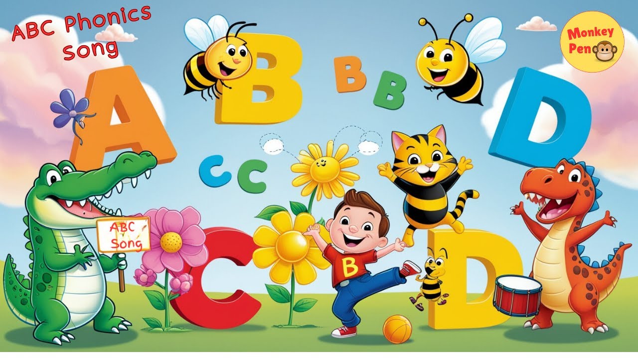 ABC phonic song | Nursery Rhymes | Alphabet songs for kids |Toddler ...