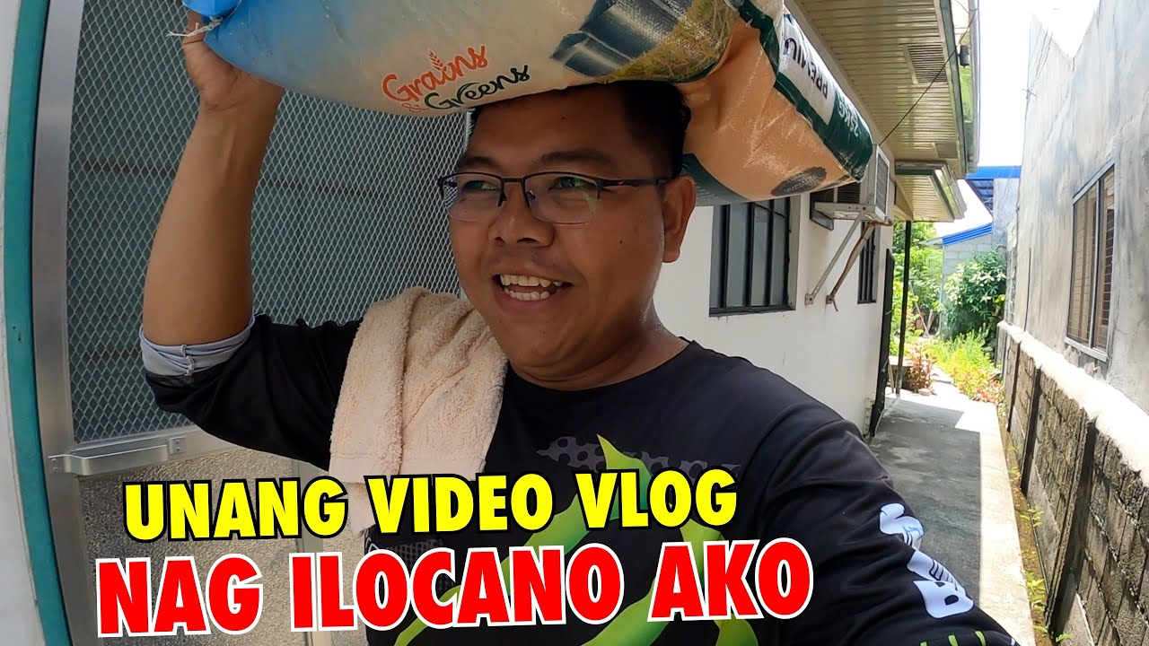 Unang ilocano vlog ni ka Noypi - YouTube